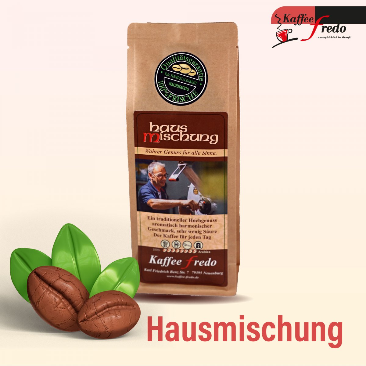 Kaffee und Espresso online kaufen bei Kaffee Fredo